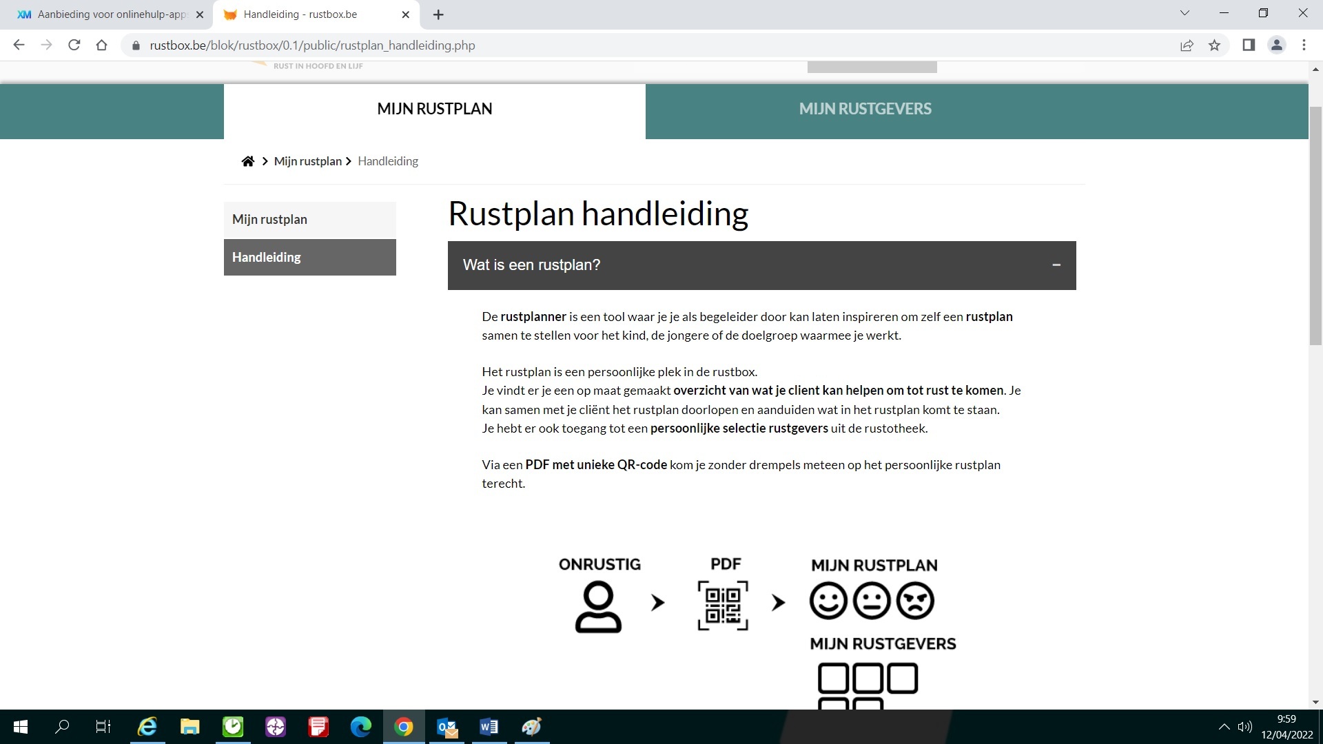 Rustbox · Onlinehulp-apps